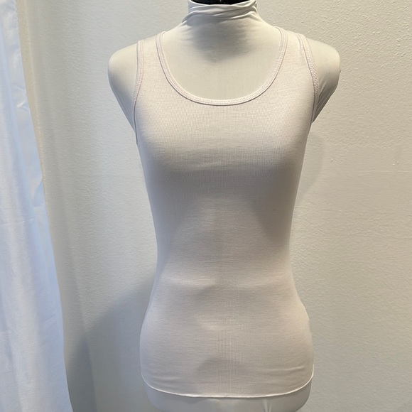 T Party Fashion | Tops | Brand New No Tags T Party White Tank Top Wife ...